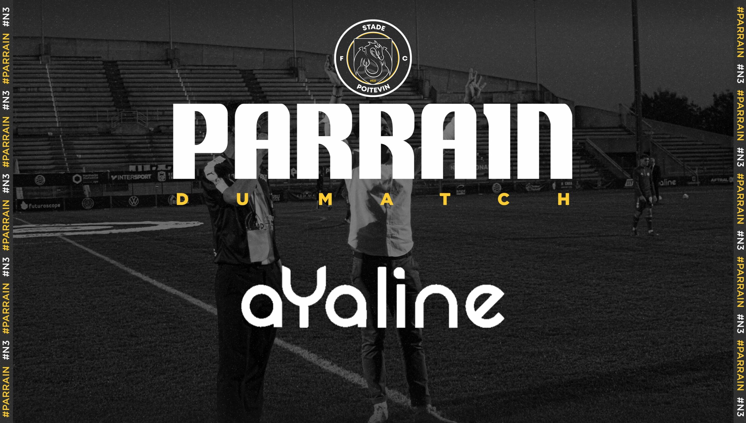 Ayaline - Parrain du match - Stade Poitevin FC